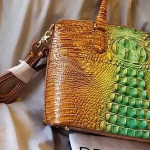 Brahmin | Bags | Brahmin Duxbury Satchel Cactus Ombre | Poshmark